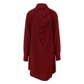 Vivienne Westwood Robe Carr&eacute;e - Femme - Robes - Rouge - Taille: 38 FR