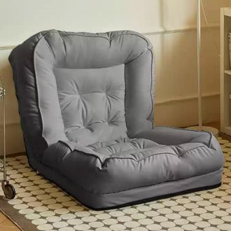 Generic Verstellbarer Faul-Sofa-Stuhl - faltbares Schlafsofa 5-fach Boden Lounge Stuhl für Wohnzimmer Schlafzimmer Büro - Platzsparender Komfort und Vielseiti