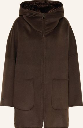 Manzoni24 Manzoni 24 Wollmantel Mit Cashmere braun