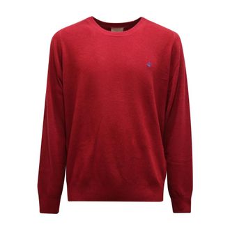 Brooksfield Wollpullover Made in Italy - - Knitwear - Herren - Rot - 3XL