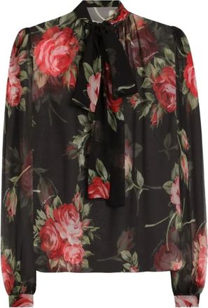 Dolce & Gabbana Femme, Blouses et Chemises, Multicolore, Taille: 38 FR Blouses