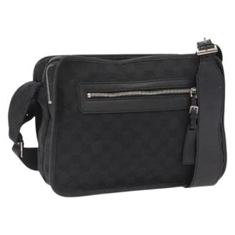 Gucci Sac bandouli&egrave;re vintage Pre-owned - Femme - Pre-owned - Noir - Taille: ONE Size
