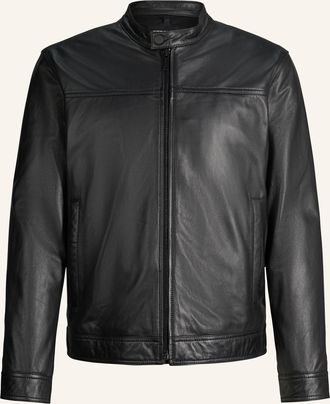 Strellson Lederjacke schwarz