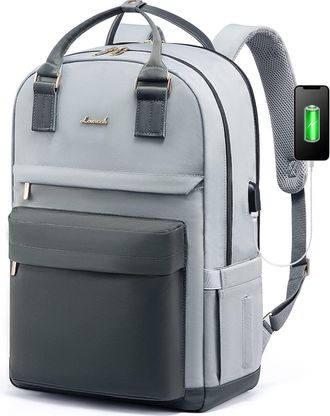 Lovevook Schultasche Mädchen Schulrucksack Teenager Wasserdichter Tasche Damen Klein mit Laptopfach 17,3 Zoll Anti Diebstahl Rucksack für Schule Uni Reise Arbe