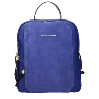 Piquadro Blauer Leder-Rucksack