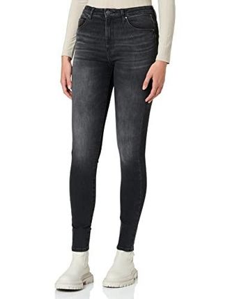 Only ONLROYAL HW Skinny DNM PIMBOX, Jeans aux Femmes, Washed Black, S/32