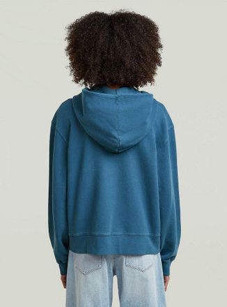 G-Star Longpullover Modern Basic Relaxed Hooded Zip Thru Sweatshirt