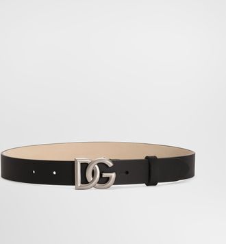 Dolce & Gabbana G&uuml;rtel Aus Kalbsleder Mit Logo - Mann Collection Mehrfarbig M