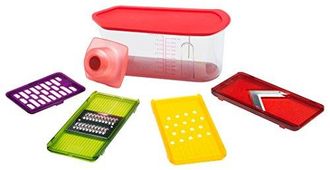 Kuhn Rikon Kuhn Rikon Gemüseschneider manuell, Multi-Mandoline & Reibe Box, Gemüsehobel