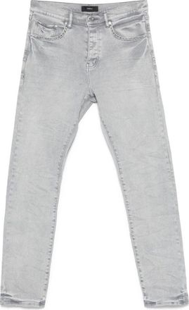 Purple Homme, Jeans, Gris, Taille: W36 Jean en Coton Stretch Gris Jambe Droite