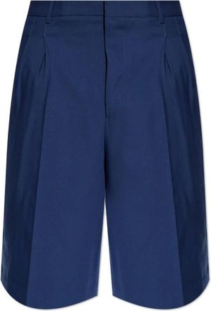 Ami Homme, Shorts, Bleu, Taille: W40 Virgin Wool Shorts