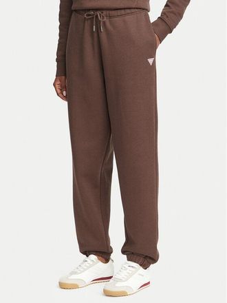 Guess Jogginghose W4YB33 KC811 Braun Regular Fit