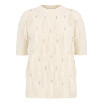 Max Mara Damen, Strickwaren, Beige, SGr&ouml;&szlig;e