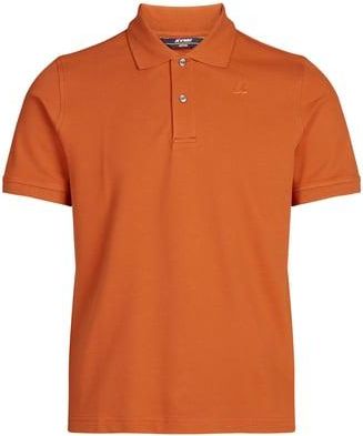 K-Way Polo manches courtes en coton m&eacute;lang&eacute;
