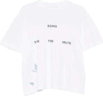 Song for the Mute Femme, Tops, Blanc, Taille: 36 FR Standard Tee