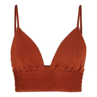 Federica Tosi Gestricktes Crop Top - - Tops - Damen - Orange - M