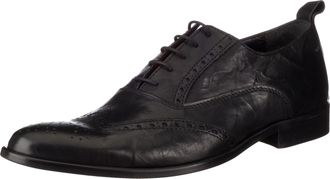 Buffalo 2929-2897 LEAF WASHED 101759 Herren Slipper Schwarz (Black 01) 46