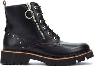 Pikolinos Bottines Plates en Cuir Vicar pour Femme Color Black