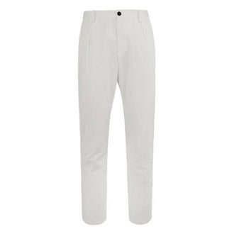 Bomboogie Homme, Pantalons, Blanc, Taille: W36 Pantalon coupe slim en lin m&eacute;lang&eacute;