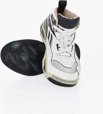 Hed Mayner REEBOK X HED MAYNER High Vintage-Effect Leather Sneakers size 39