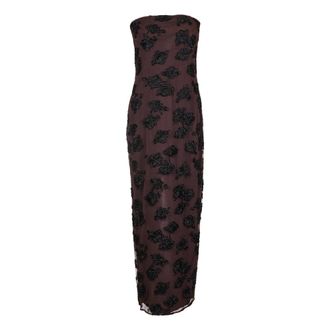 Rotate Beaded Maxi Tube Dress - - Dresses - Damen - Braun - S