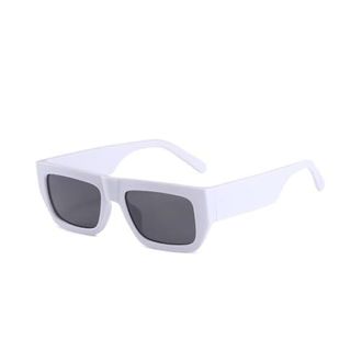 Generic Lunettes De Soleil D&eacute;coratives For Hommes Et Femmes, Id&eacute;ales For Les Sports Plein Air, Vacances La Conduite(White)