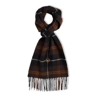 Fred Perry Lammwollschal - - Accessories - unisex - Braun - ONE SIZE