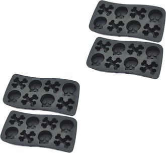 TOPBATHY 2 Sätze Partyzubehör Eiswürfel Halloween Totenköpfe Halloween Schädel Eiswürfelform Halloween Decor Extra Große Eisform Separates Werkzeug Zur Eishers