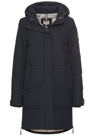 Camel Active Damen Gesteppte Jacke mit daunenartiger F&uuml;llung Nachtblau, womenswear-38