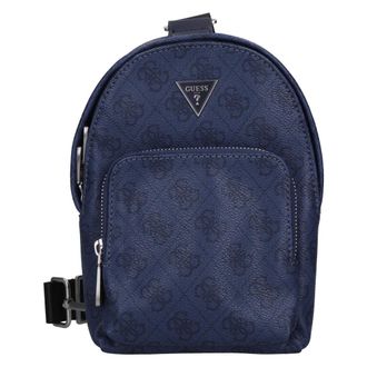 Guess Umh&auml;ngetasche aus Kunstleder - - Bags - Herren - Blau - ONE SIZE