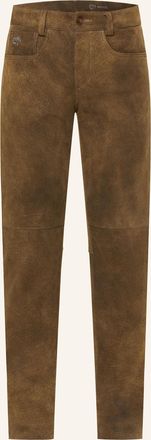 Meindl Lederhose Bullrider Slim Regular Fit beige