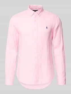 Polo Ralph Lauren Slim Fit Freizeithemd aus reinem Leinen