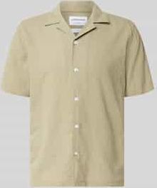 Lindbergh Relaxed Fit Freizeithemd aus Leinen-Baumwoll-Mix