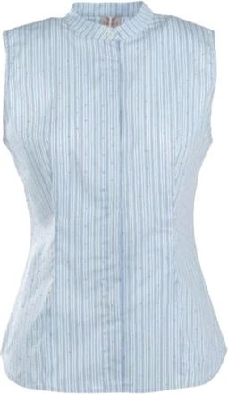 Marella Femme, Tops, Bleu, Taille: 46 FR Marella - Chemises