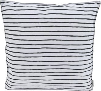 CB Home & Style Outdoor Garten Kissen Wasserabweisend 45x45cm mit F&uuml;llung (Schwarz/Wei&szlig; Streifen)