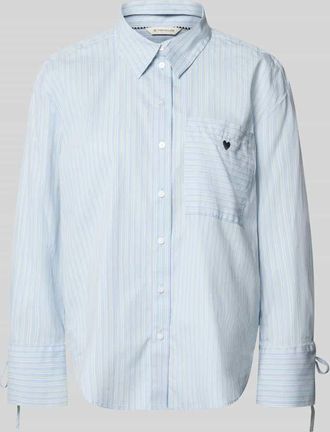 Tom Tailor Loose Fit Hemdbluse aus Baumwoll-Mix