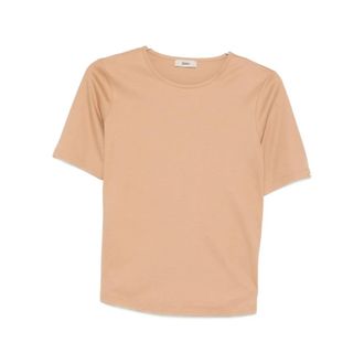 Herno Femme, Tops, Beige, Taille: 40 FR T-Shirt Col Rond