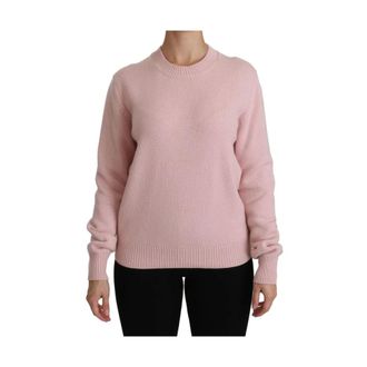 Dolce & Gabbana Femme, Pulls, Rose, Taille: 36 FR Pull ras du cou