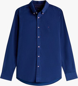 Tommy Hilfiger Chemise col am&eacute;ricain en coton