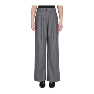 Gaud&igrave; Femme, Pantalons, Gris, Taille: 38 FR Palazzo Pant