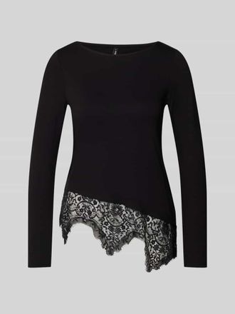 Only Slim Fit Langarmshirt aus Viskose-Mix Modell LAILA