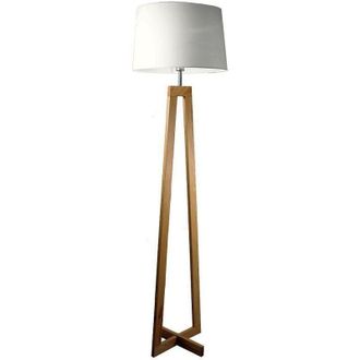 Aluminor Homemaison - Lampadaire design, Lampadaire design Sacha ls blanc écru Bois en Wood, Aluminor