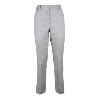 Marella Femme, Pantalons, Gris, Taille: 44 FR Straight Pantalons