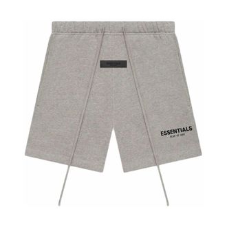Fear of God Essentials Dunkle Hafer Sweatshorts - - Shorts - Herren - Grau - M