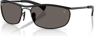 Ray-Ban Rb3819m Scuderia Ferrari Collection Sonnenbrillen Schwarz Fassung Grau Glas 62-18