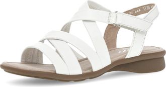 Gabor Damen Sandaletten, Frauen Sandalen,Leichte Mehrweite (G),Sommersandalen,bequem,flach,Sommerschuhe,Freizeitschuhe,Weiss,37.5 EU / 4.5 UK