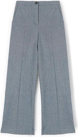 Motivi Femme, Pantalons, Bleu, Taille: 46 FR Pantalon Palazzo