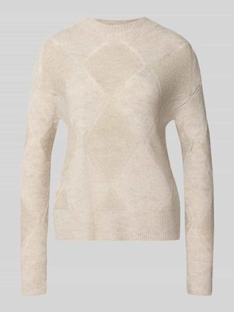 s.Oliver Black Label Pullover mit leichtem Stehkragen