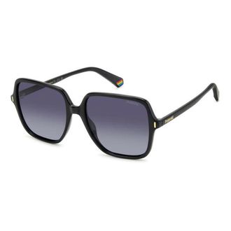 Polaroid Femme, Accessoires, Noir, Taille: 56 MM Lunettes de soleil carr&eacute;es