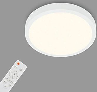 Briloner LED Deckenlampe mit Fernbedienung, Sternenhimmel, einstellbar von warmweiß bis kaltweiß, LED Lampe, Deckenleuchte, Wohnzimmerlampe, Schlafzimmerlampe,